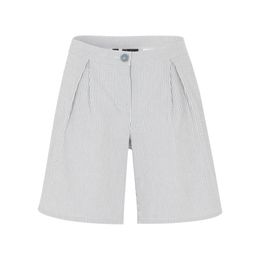 bonprix Gestreifte Seersucker-Shorts mit größenverstellbarem Bequembund