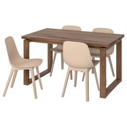 IKEA MÖRBYLÅNGA / ODGER Tisch und 4 Stühle
