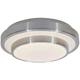 LINDBY - Naima LED-Alu-Deckenlampe, rund, 29,5 cm - weiß, alu