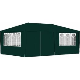 Profi-Partyzelt Gartenzelt Zelt für Camping/Markt/Festival Pavillon Faltbar mit Seitenwänden 4×6 m Grün 90 g/m² XDGN226590 MAISONCHIC