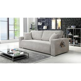 Küchen Preisbombe - Sofa Couch Schlafsofa Wohnlandschaft Schlaffunktion 3-Sitzer Lincoln Cord Bezug