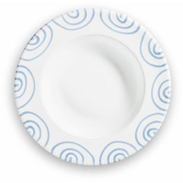 Gmundner Keramik - Blaugeflammt, Suppenteller Gourmet (ø 24cm)