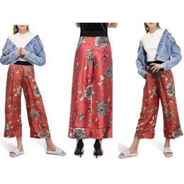 Moncler Loungehose Moncler Floral Print Tailored Silk Pants Trousers Seide Casual Hose Bo