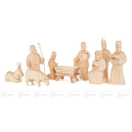 Dregeno Erzgebirge Weihnachtsfigur Krippen und Zubehör Krippefiguren geschnitzt (9) Breite x Höhe x Ti