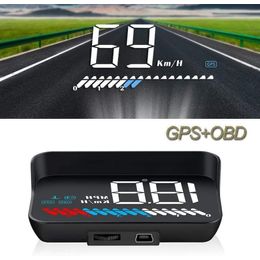 BlingBin Head Up Display Auto OBD2 FHD HUD GPS Geschwindigkeit Alarm Projektor Navigation
