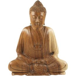 Guru-Shop Buddhafigur Holzbuddha