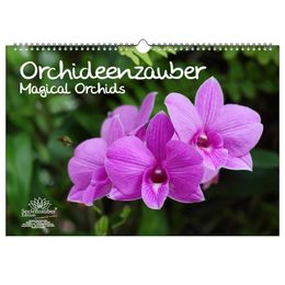 Seelenzauber ewige Kalender Orchideenzauber DIN A3 Immerwährender Kalender Orchideen und Blüten -