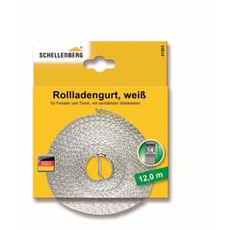 Schellenberg Schellenberg Rollladengurt weiß Breite 14 mm