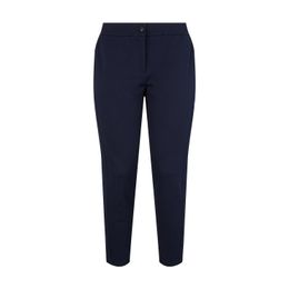 Tom Tailor Damen Plus - Relaxed Fit Hose, blau, Gr. 54
