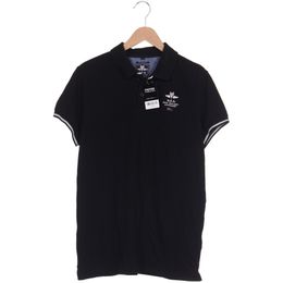 NZA New Zealand Auckland Herren Poloshirt, schwarz