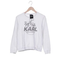 K by KARL LAGERFELD Karl by Karl Lagerfeld Herren Sweatshirt, weiß