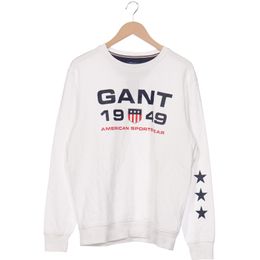 Gant Herren Sweatshirt, weiß, Gr. 52