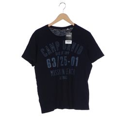 CAMP DAVID Herren T-Shirt, marineblau, Gr. 54