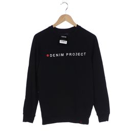 Denim Project Herren Sweatshirt, schwarz