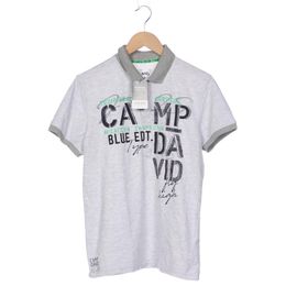 CAMP DAVID Herren Poloshirt, grau