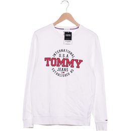 Tommy Jeans Herren Sweatshirt, weiß