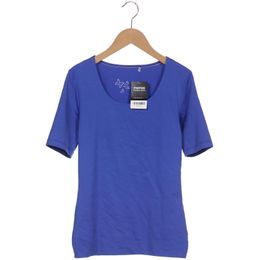 s.Oliver Selection Damen T-Shirt, blau, Gr. 36