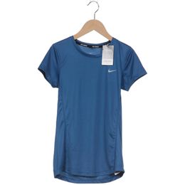 Nike Damen T-Shirt, blau, Gr. 34