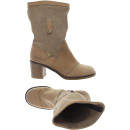 Kickers Damen Stiefel, beige