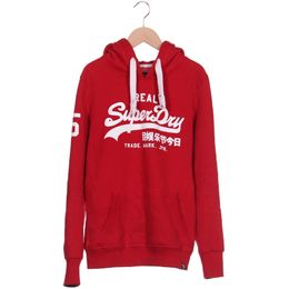 Superdry Damen Kapuzenpullover, rot, Gr. 40