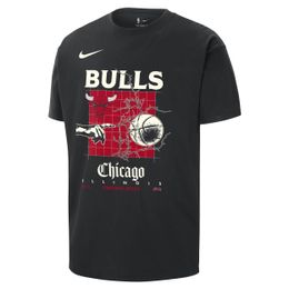 Nike Chicago Bulls Courtside Max90 NBA-T-Shirt für Herren - Schwarz