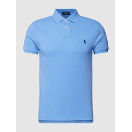 Polo Ralph Lauren Slim Fit Poloshirt mit Label-Stitching