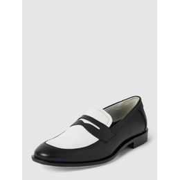 Lloyd Loafers in Two-Tone-Machart aus Leder Modell 'LINDSEY'