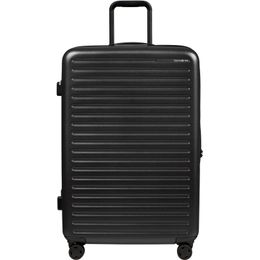 Koffer Samsonite "STACKD 75" Gr. B/H/T: 50 cm x 75 cm x 30 cm 96 l, schwarz (black) Koffer Trolleys