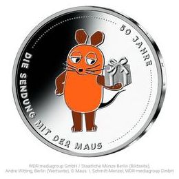 20 Euro Sammlermünze 50 Jahre Sendung mit der Maus 2021 (differenzbesteuert)