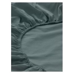 hessnatur Satin-Spannbetttuch aus reiner Bio-Baumwolle Größe: 140-160x200 cm