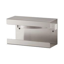 AIR-WOLF Handschuh- und Kosmetiktuchspender, für 1 Box, HxBxT 138 x 250 x 99 mm, Edelstahl, gebürstet