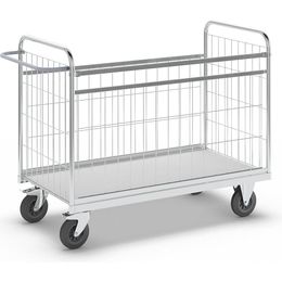 Kongamek Verzinkter Paketwagen, HxBxT 1025 x 1390 x 650 mm, mit Feststeller