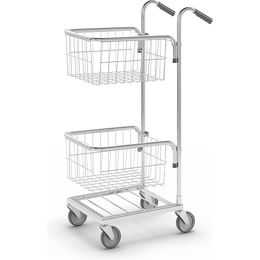 Kongamek Kleintransportwagen, 2 Körbe, Tragfähigkeit 35 kg