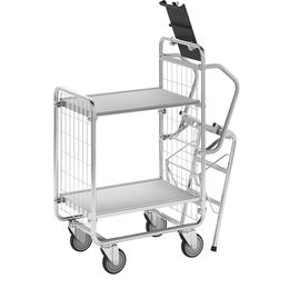 HelgeNyberg Leiterwagen SERIE 100, 2 Etagen, LxBxH 890 x 460 x 1120 mm