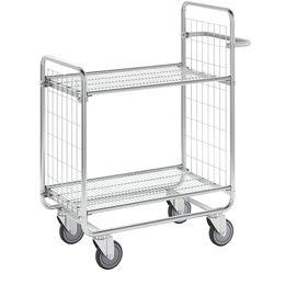 HelgeNyberg Gitterwagen SERIE 100, 2 Etagen, LxBxH 930 x 460 x 1120 mm