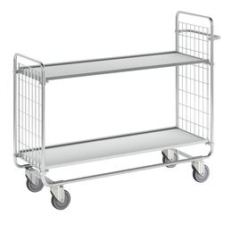HelgeNyberg Etagenwagen SERIE 100, 2 Etagen, LxBxH 1380 x 460 x 1120 mm