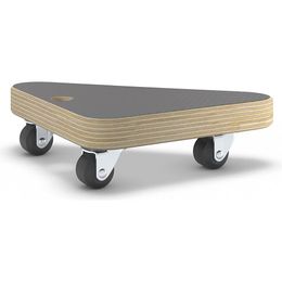 Wagner Transportroller MaxiGRIP, dreieckig, VE 4 Stk, mit FSC®-Zertifizierung, LxBxH 134 x 134 x 43 mm