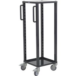 eurokraft pro Euro-Transportwagen CustomLine, für Behälter-LxB 400 x 300 mm, ohne Kästen, grau