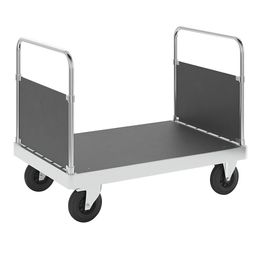 Kongamek Verzinkter Plattformwagen JUMBO, mit 2 Stirnwänden, Länge 1200 mm, mit Feststeller