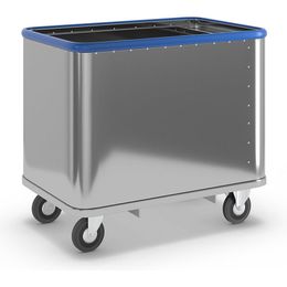 Gmöhling Gmöhling Alu-Federbodenwagen, Außen-LxBxH 855 x 550 x 760 mm, Federkraft 50 kg, 4 Lenkrollen