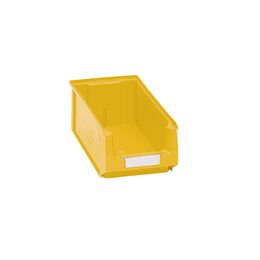 Mauser Sichtlagerkasten aus Polyethylen, LxBxH 350 x 210 x 140 mm, gelb, VE 14 Stk