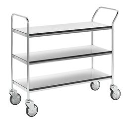 HelgeNyberg ESD-Tischwagen, LxBxH 1140 x 460 x 980 mm, 3 Etagen