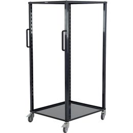 eurokraft pro Euro-Transportwagen CustomLine, für Behälter-LxB 800 x 600 mm, ohne Kästen, grau