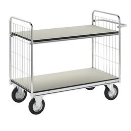 HelgeNyberg ESD-Etagenwagen SERIE 300, 2 Etagen, LxBxH 1390 x 650 x 1070 mm