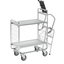 HelgeNyberg Leiterwagen SERIE 100, 2 Etagen, LxBxH 1020 x 460 x 1120 mm