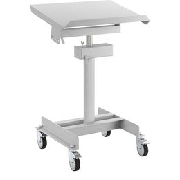 eurokraft pro ESD-Materialständer, pneumatische Fallbremse, Höhenverstellbereich 720 - 1070 mm