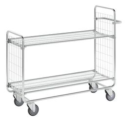 HelgeNyberg Gitterwagen SERIE 100, 2 Etagen, LxBxH 1380 x 460 x 1120 mm