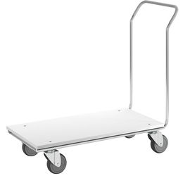 HelgeNyberg Plattformwagen SERIE 100, Tragfähigkeit 200 kg, LxBxH 1050 x 465 x 960 mm