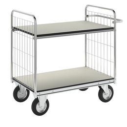 HelgeNyberg ESD-Etagenwagen SERIE 300, 2 Etagen, LxBxH 1190 x 650 x 1070 mm