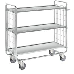 HelgeNyberg Etagenwagen SERIE 100, 3 Etagen, LxBxH 1180 x 460 x 1120 mm